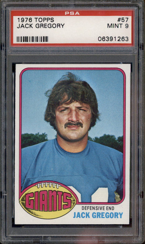 1976 Topps #57 Jack Gregory PSA 9 on Fanatics Collect