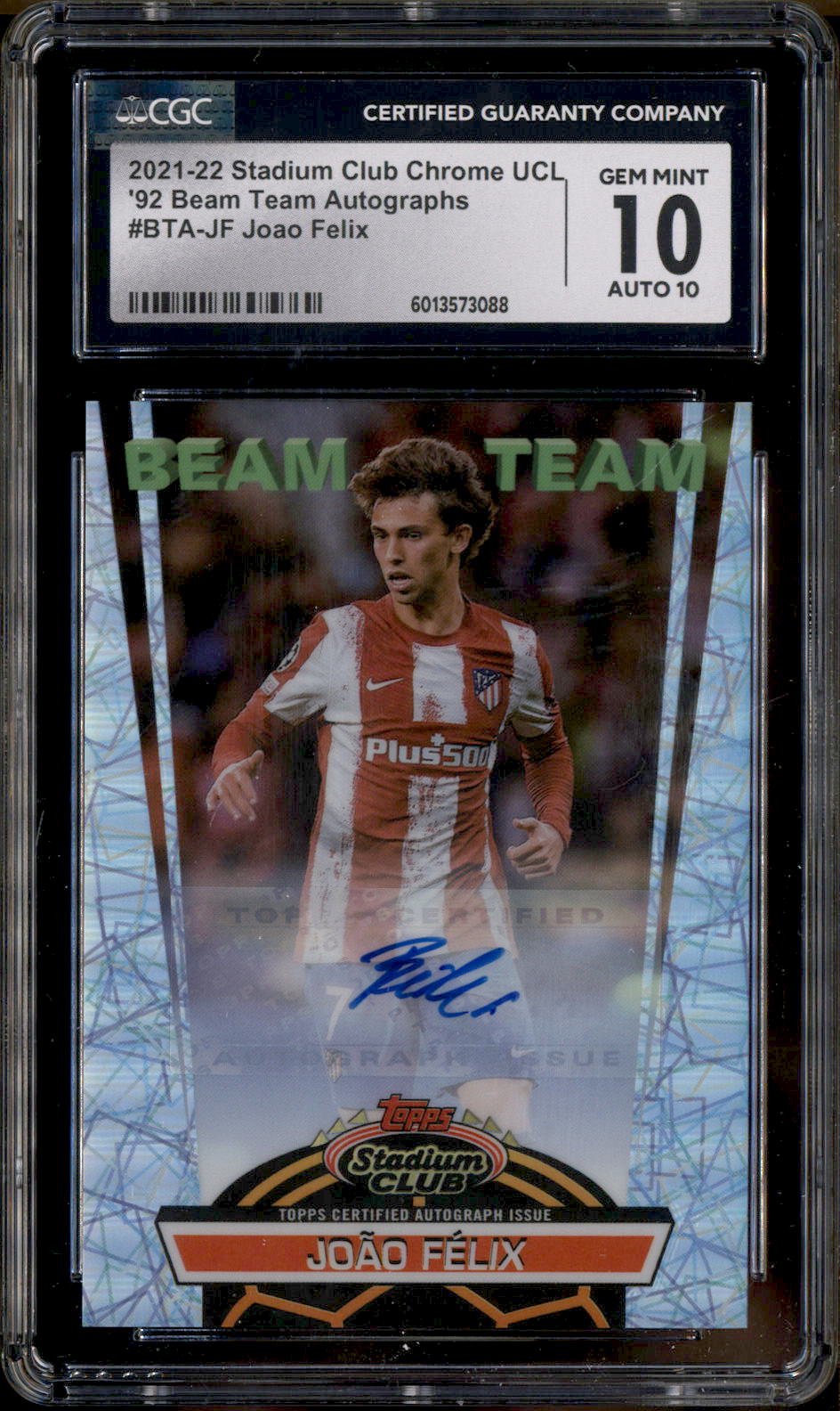 2021 Stadium Club Chrome '92 Beam Team Autograph Joao Felix Auto /199 ...