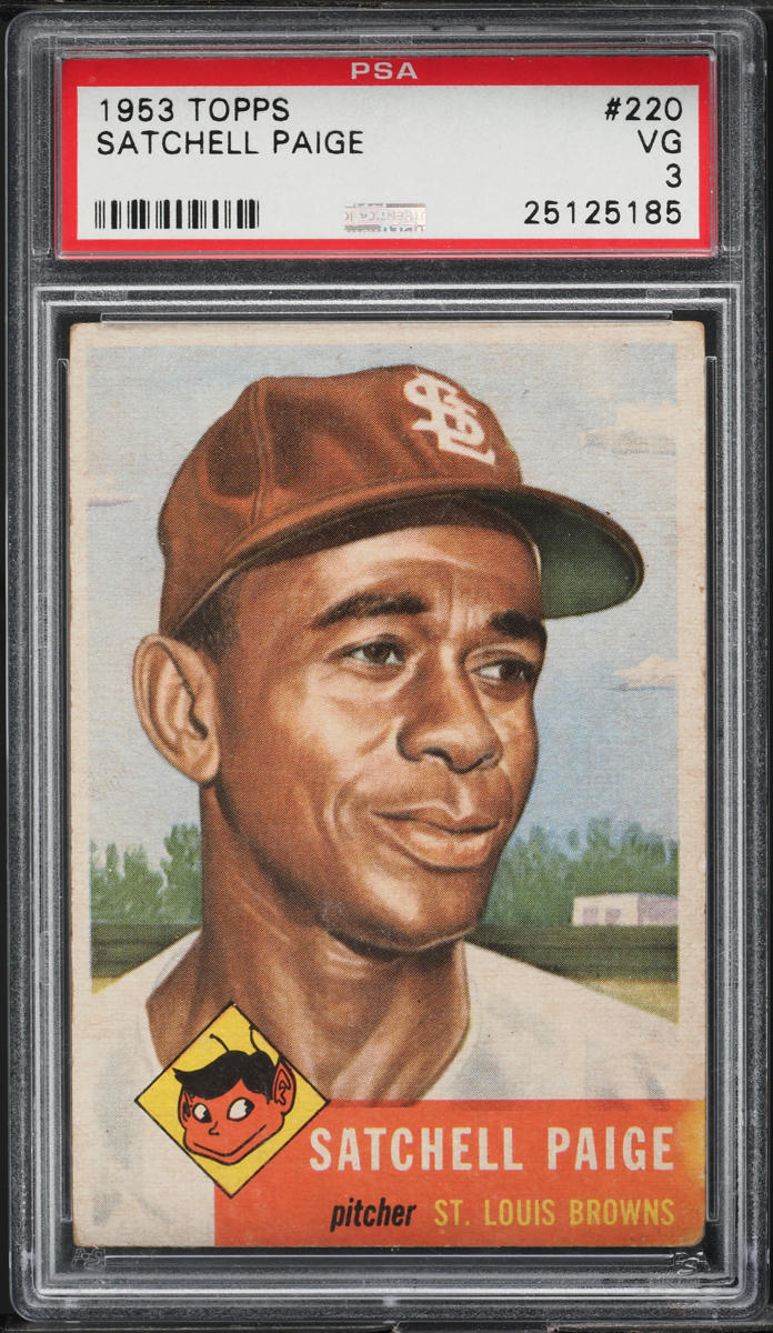 1953 Topps Satchell Paige #220 PSA 3 VG on Fanatics Collect
