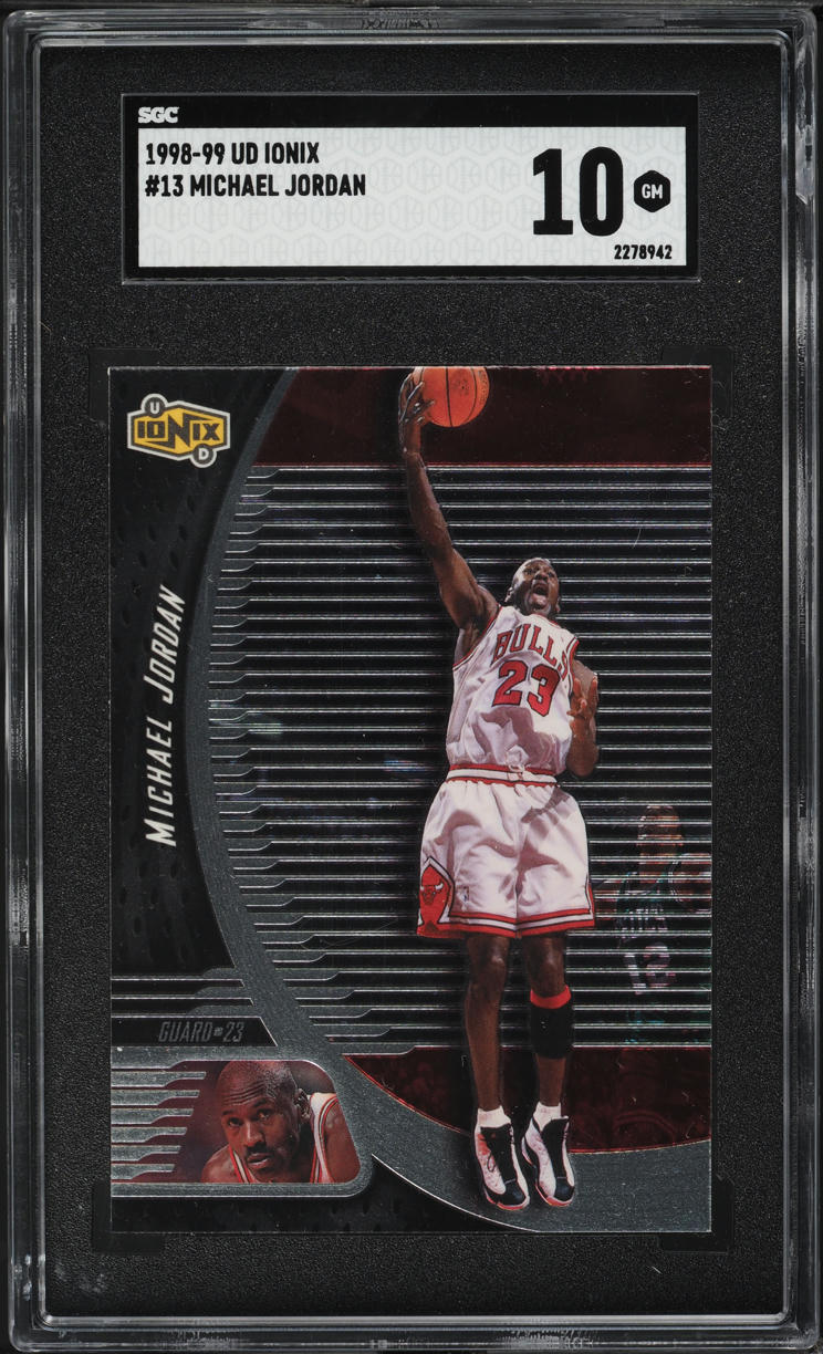 1998 Upper Deck Ionix Michael Jordan #13 SGC 10 GEM MINT on Fanatics ...
