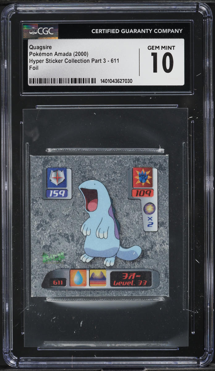 2000 Pokemon Japanese Amada Hyper Sticker Collection Part 3 Foil ...