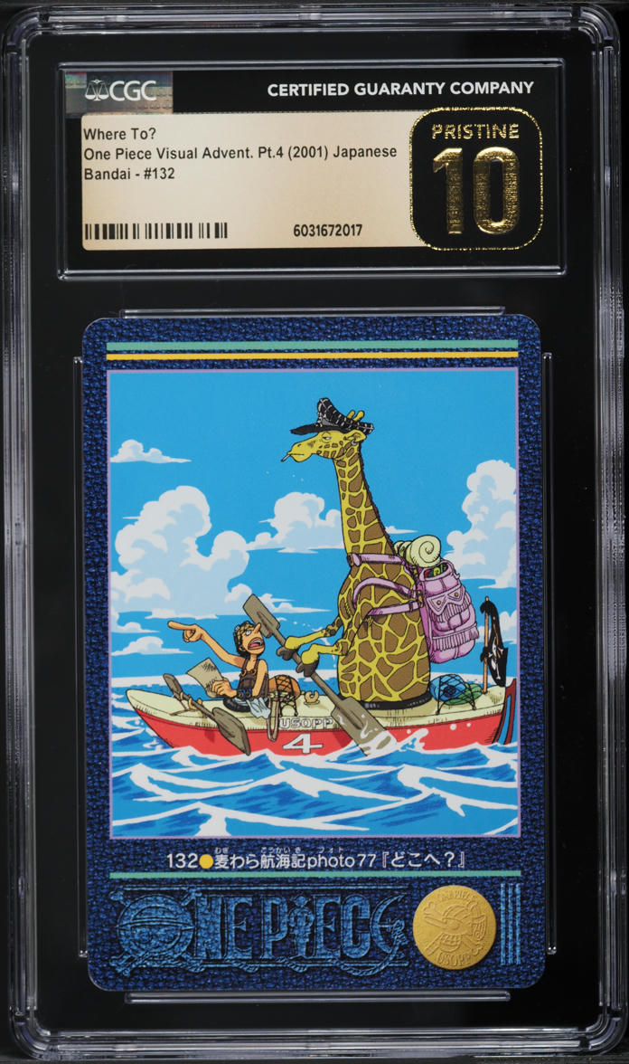 2001 One Piece Japanese Visual Adventure Part 4 Where To? #132 CGC 10 ...