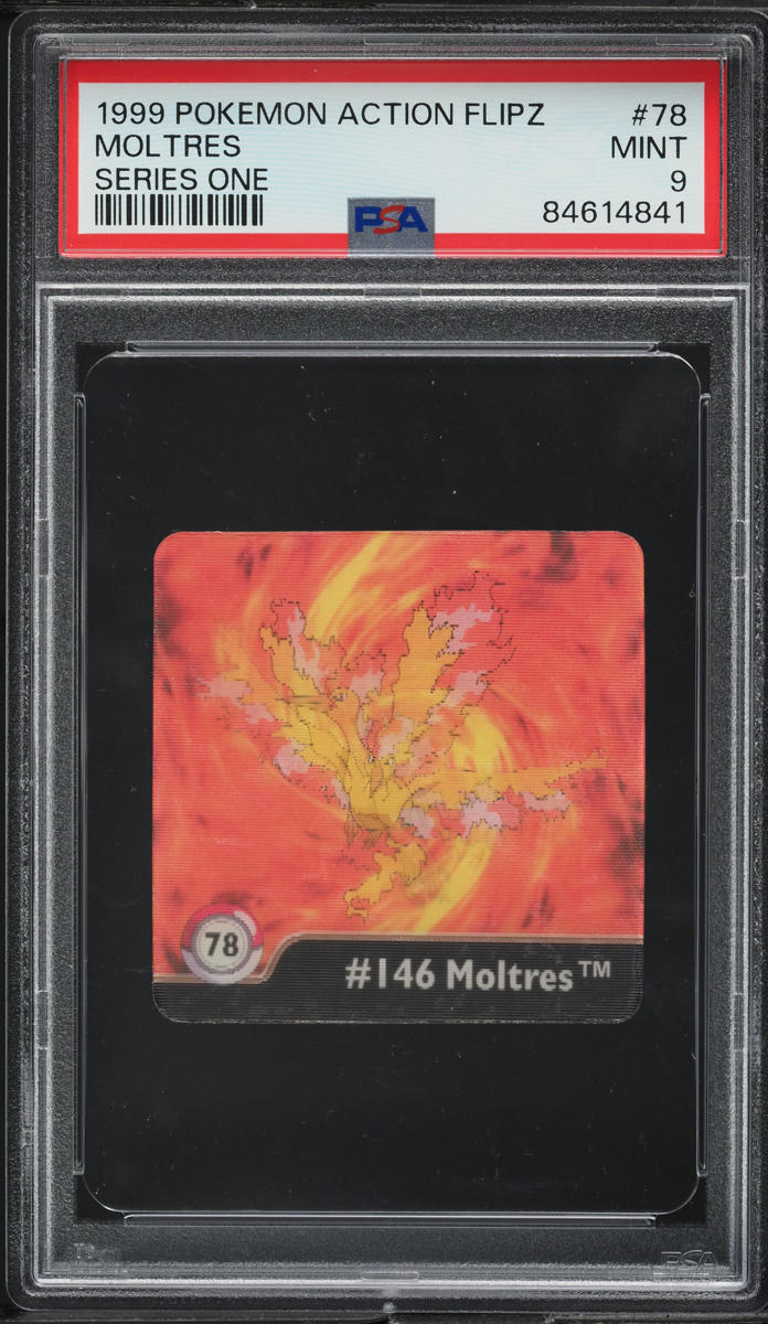 1999 Pokemon Action Flipz Series One Moltres #78 PSA 9 MINT on Fanatics ...