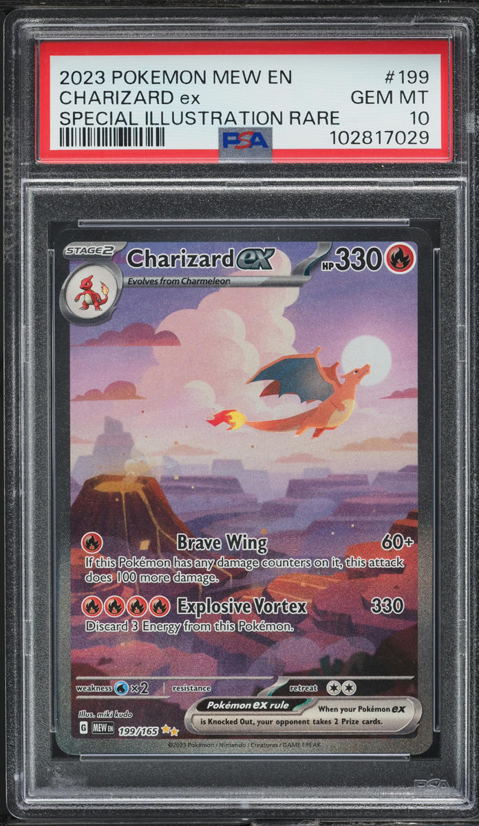 2023 Pokemon Scarlet & Violet 151 SIR Charizard ex #199 PSA 10 GEM MINT ...