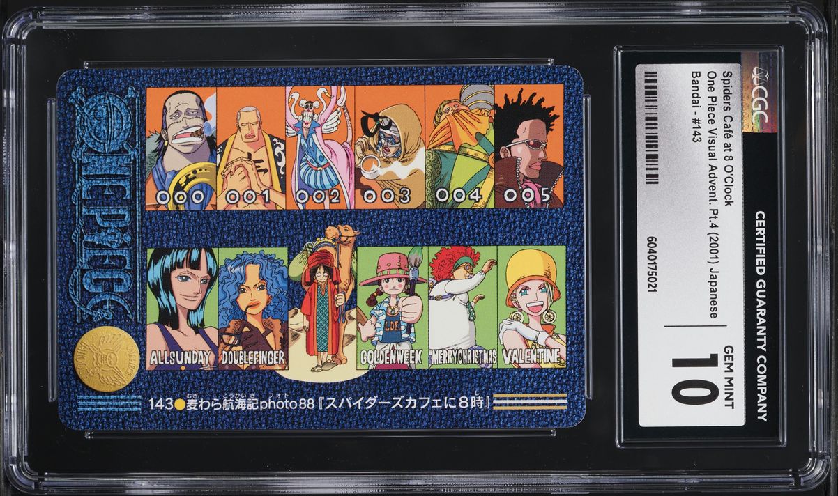2001 One Piece Japanese Bandai Visual Adventure Spiders Cafe At 8 O ...