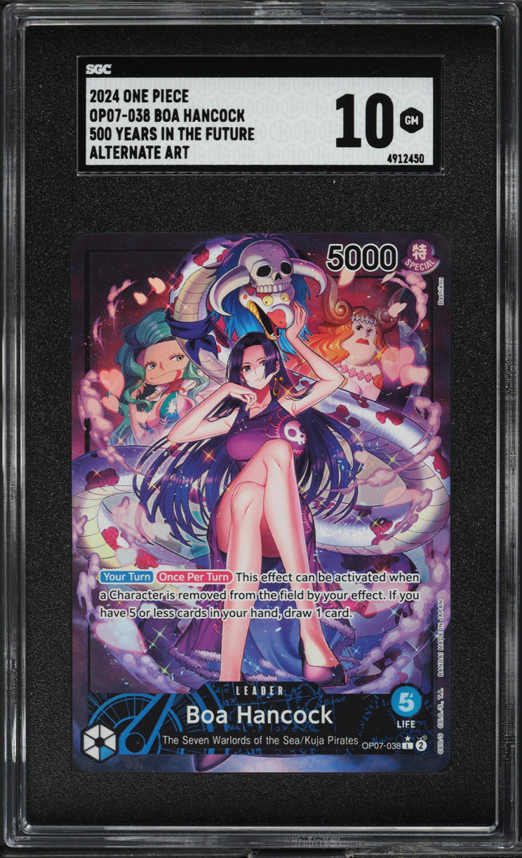 2024 One Piece 500 Years In The Future Alt Art Boa Hancock #OP07-038 ...