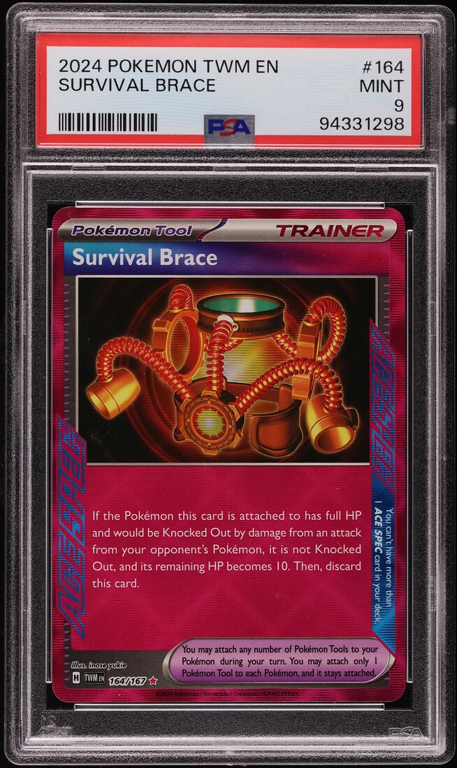 2024 Pokemon Scarlet & Violet Twilight Masquerade Survival Brace #164 ...