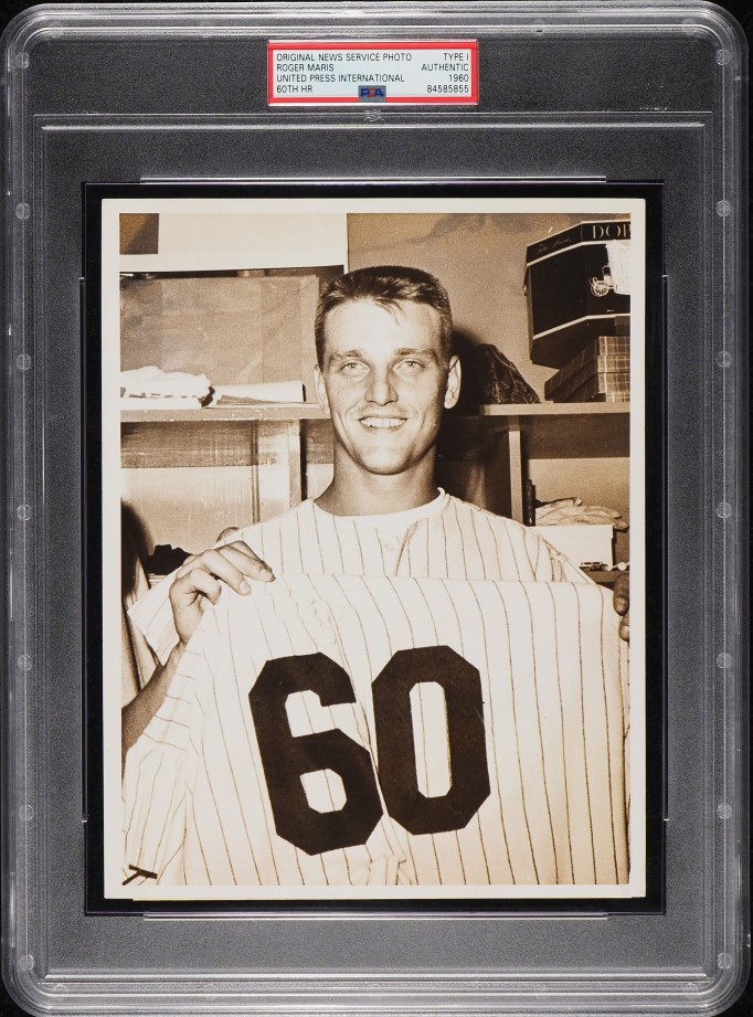 1960 Original Photograph Type 1 Roger Maris PSA AUTH on Fanatics Collect