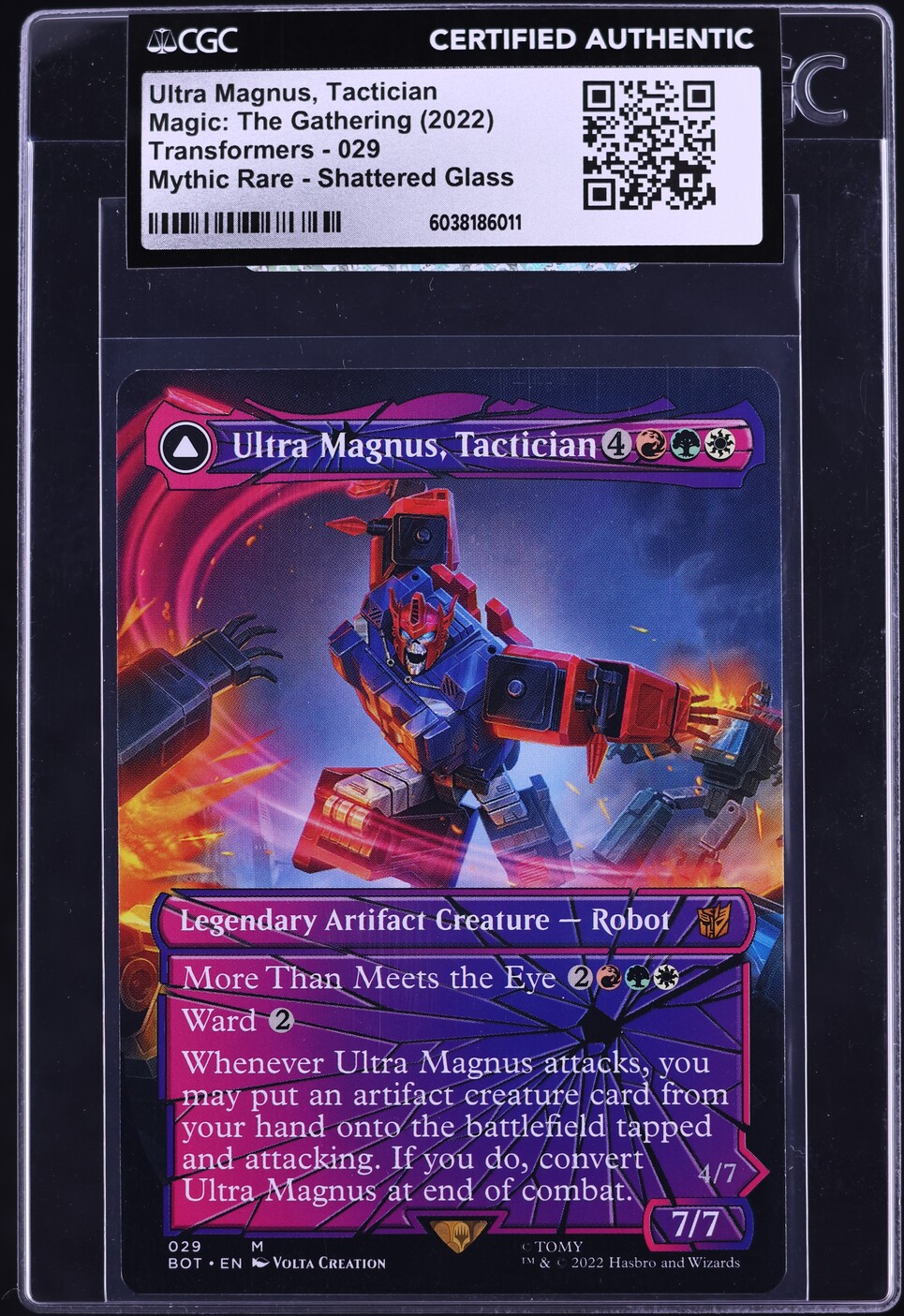 2022 Magic The Gathering MTG Transformers Shattered Glass Ultra Magnus ...