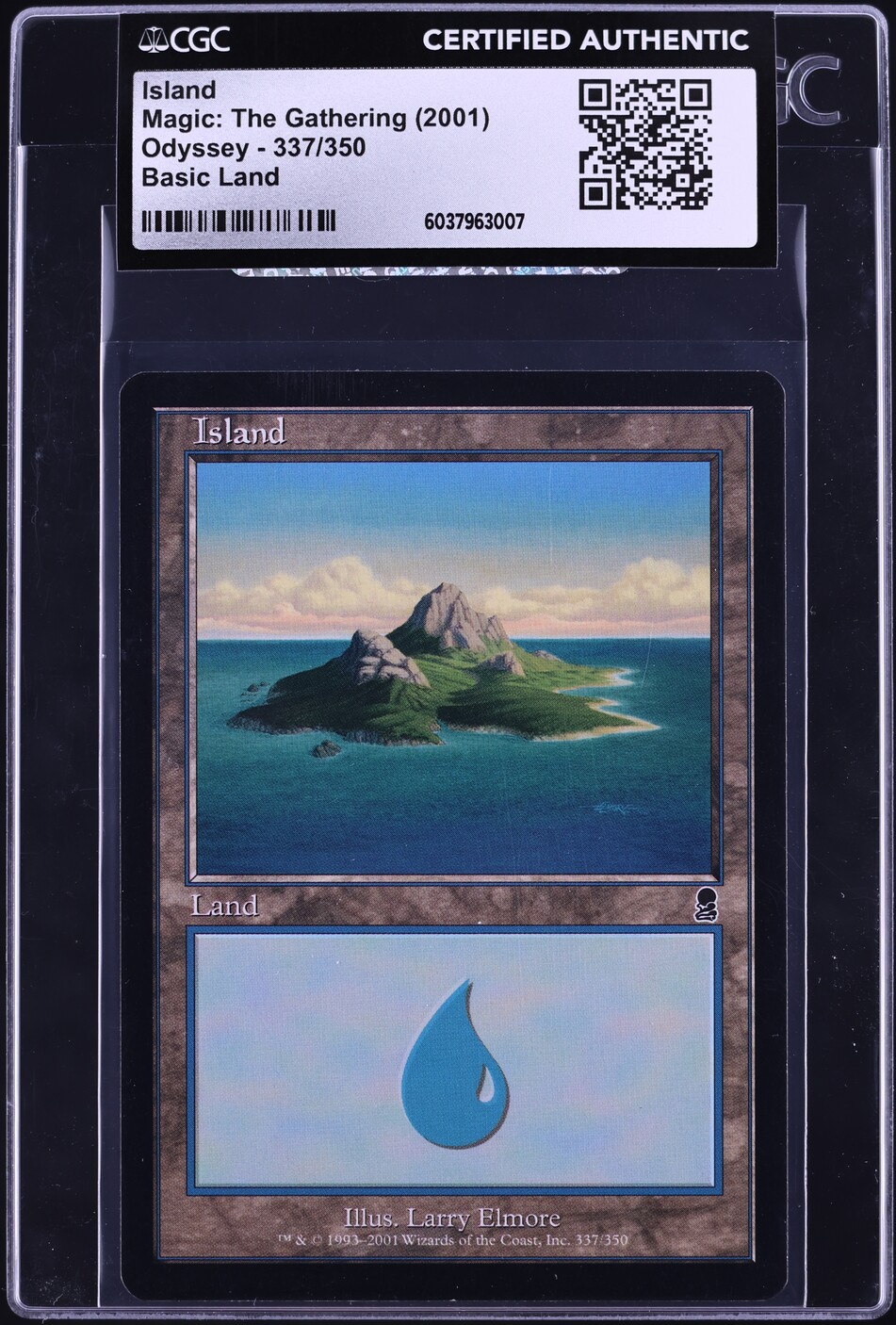 2001 Magic The Gathering MTG Odyssey Island #337 CGC AUTH on Fanatics ...