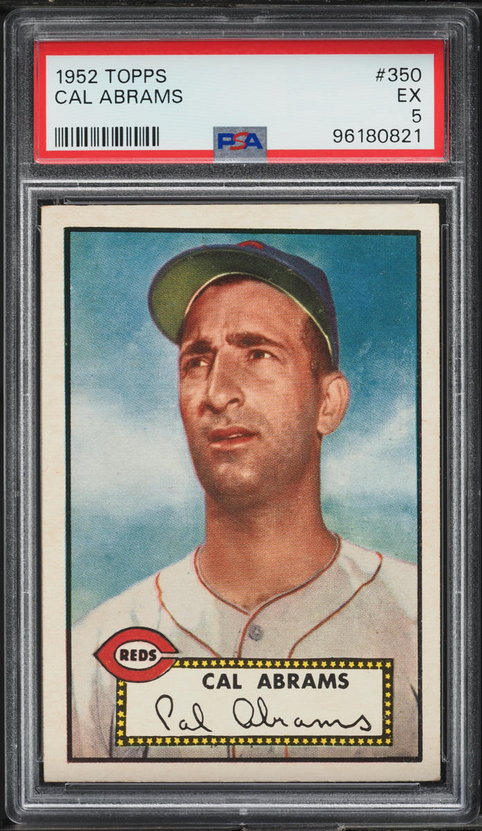 1952 Topps Cal Abrams #350 PSA 5 EX on Fanatics Collect