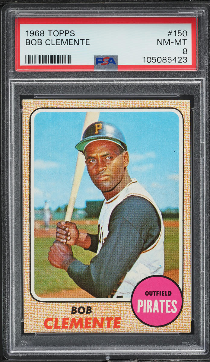 1968 Topps Roberto Clemente #150 PSA 8 NM-MT on Fanatics Collect