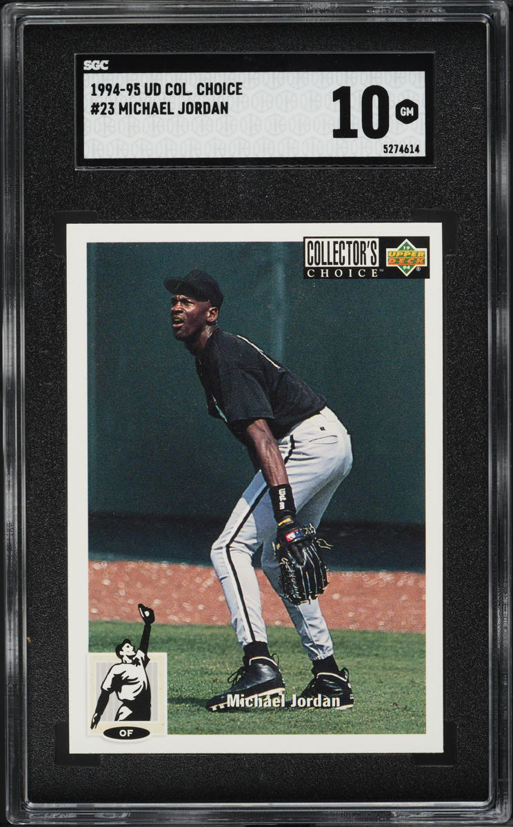 1994 Collector's Choice Michael Jordan ROOKIE #23 SGC 10 GEM MINT on ...