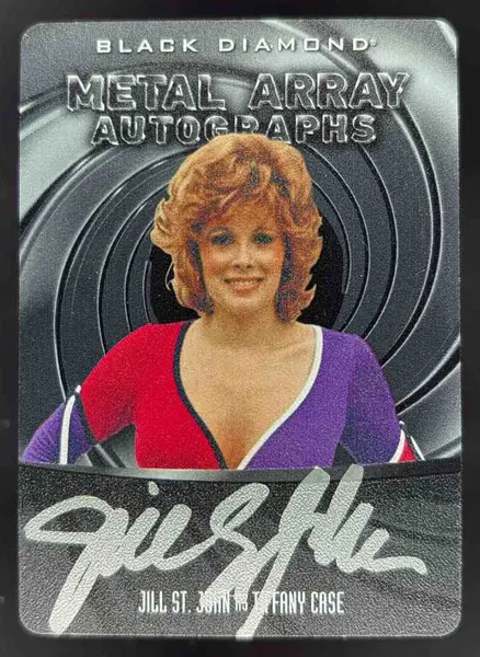 2023 Black Diamond James Bond 007 Metal Jill St. John Tiffany Case Auto /199 on Fanatics Collect