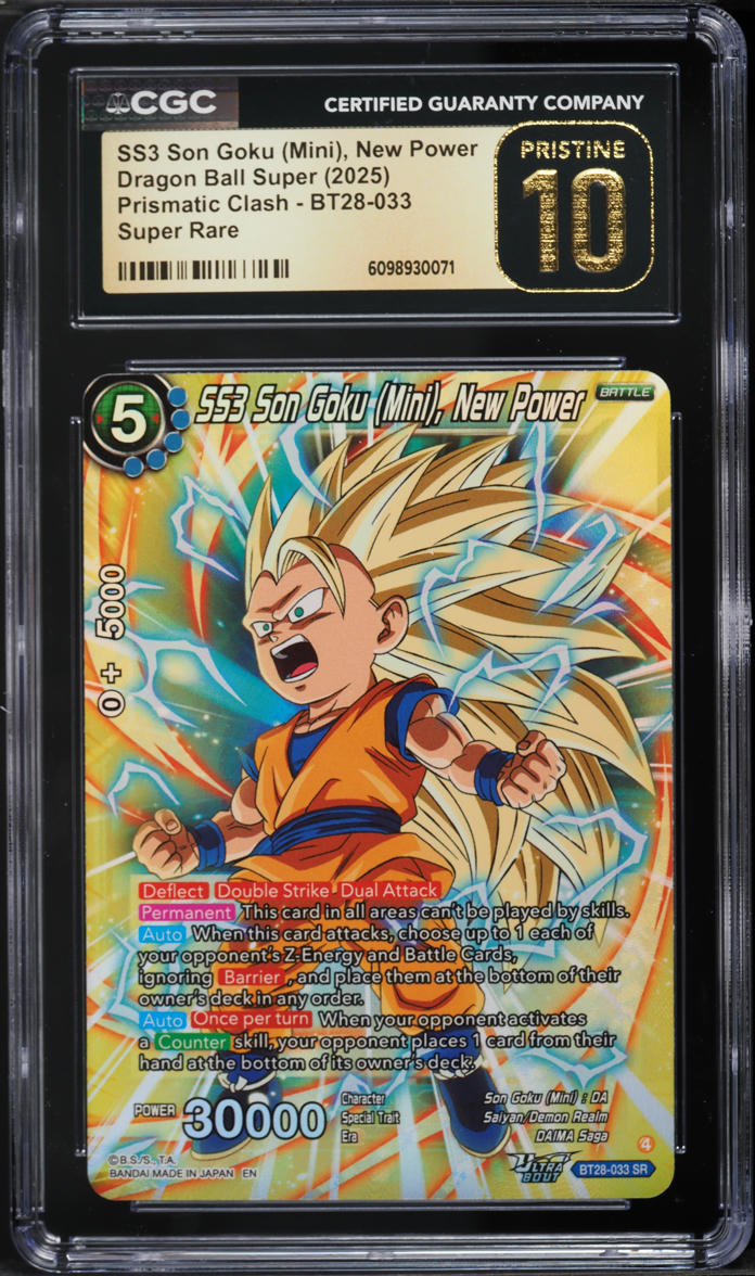 2025 Dragon Ball Super Prismatic Clash SS3 Son Goku New Power #BT28-033 ...