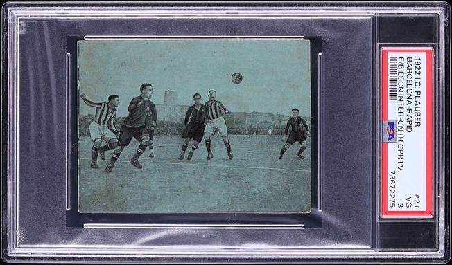 1922 I.C. Plauber Foot-Ball Escenas Interesantes Josep Samitier ROOKIE ...