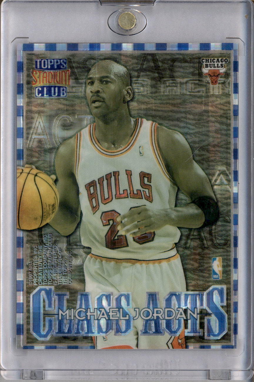 1996-97 Stadium Club Class Acts Atomic Refractor Michael Jordan Jerry ...