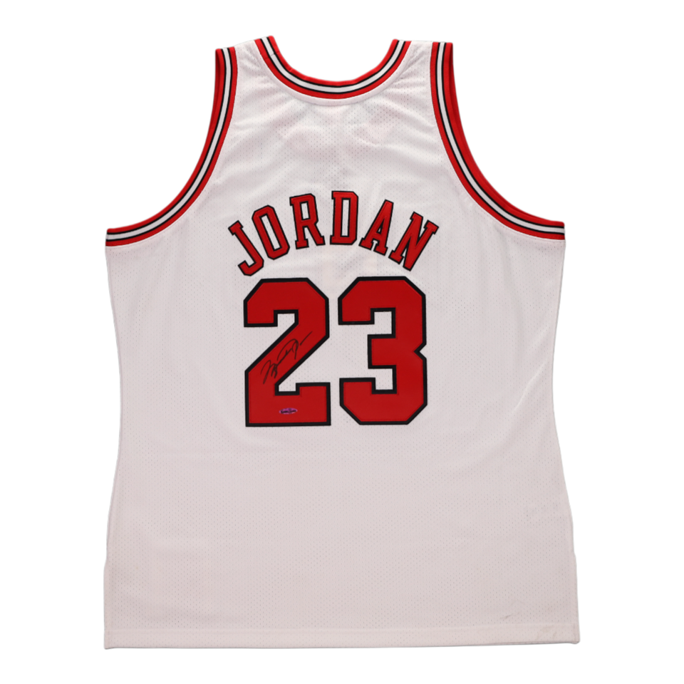 Michael Jordan Signed Autographed Mitchell & Ness Jersey - Upper Deck ...