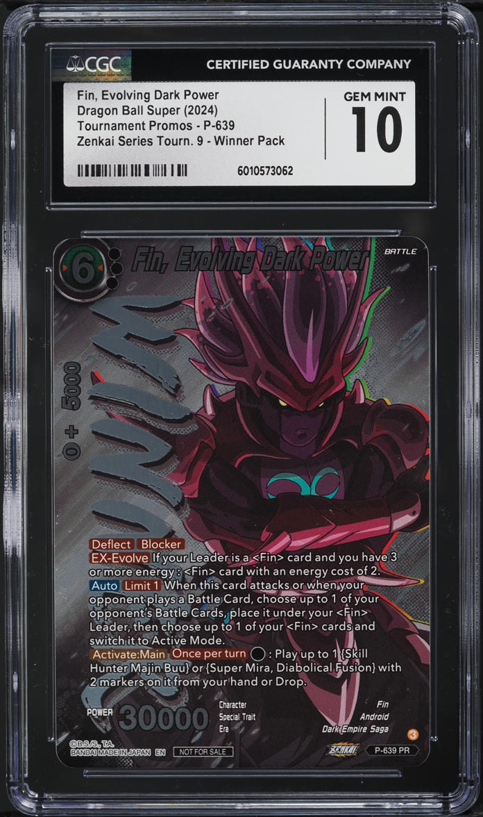 2024 Dragon Ball S Tournament Promo Zenkai Winner Fin Evolving Dark ...