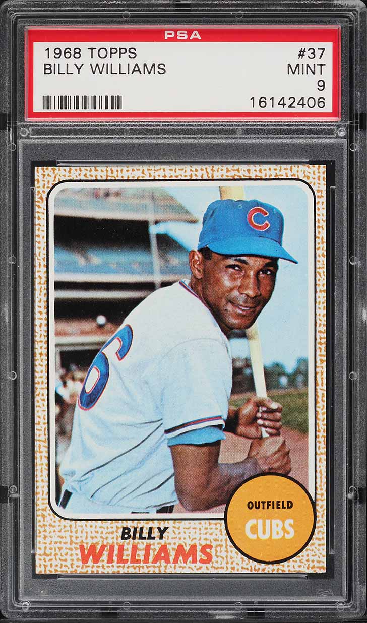 1968 Topps Billy Williams #37 PSA 9 MINT on Fanatics Collect
