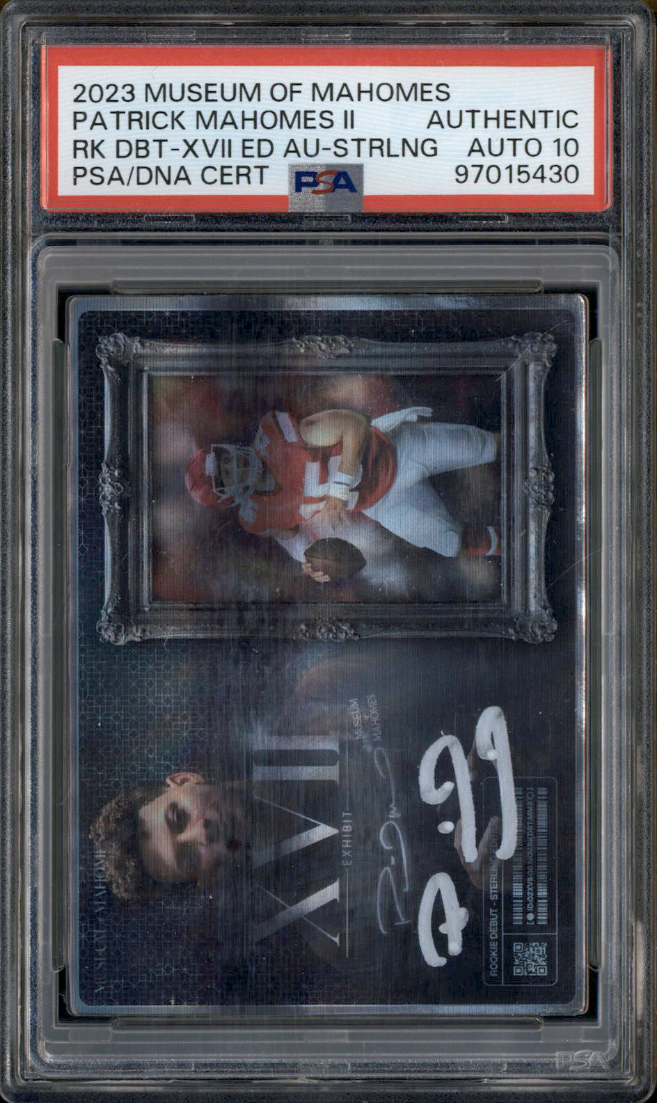 2023 Museum of Mahomes Debut Auto Sterling Patrick Mahomes II PSA /115 ...