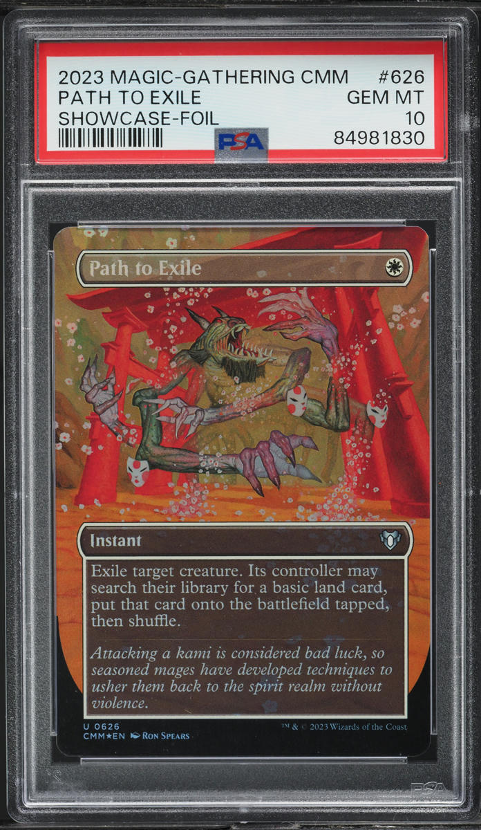 2023 Magic The Gathering Commander Masters Showcase Foil Path To Exile ...