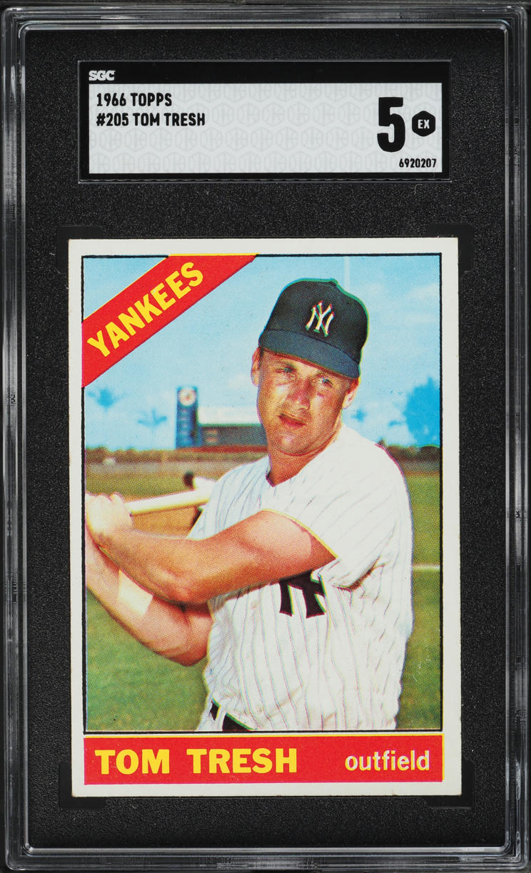 1966 Topps Tom Tresh #205 SGC 5 EX on Fanatics Collect