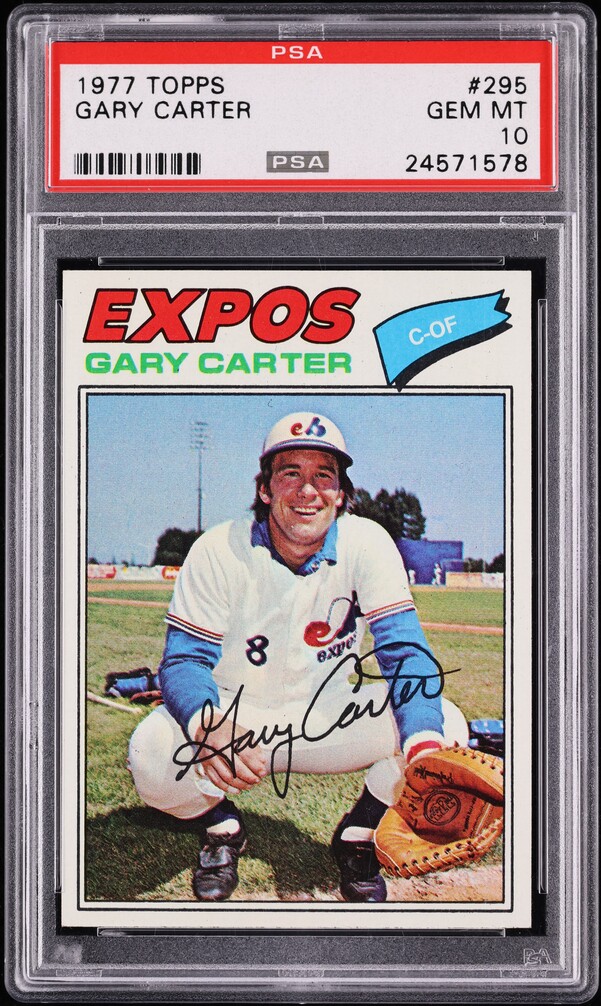 1977 Topps Gary Carter #295 PSA 10 GEM MINT on Fanatics Collect