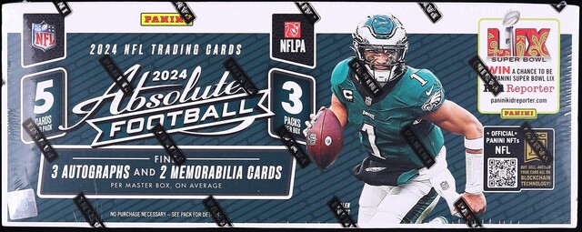 2024 Absolute Football Sealed Hobby Box, 3ct Packs on Fanatics Collect