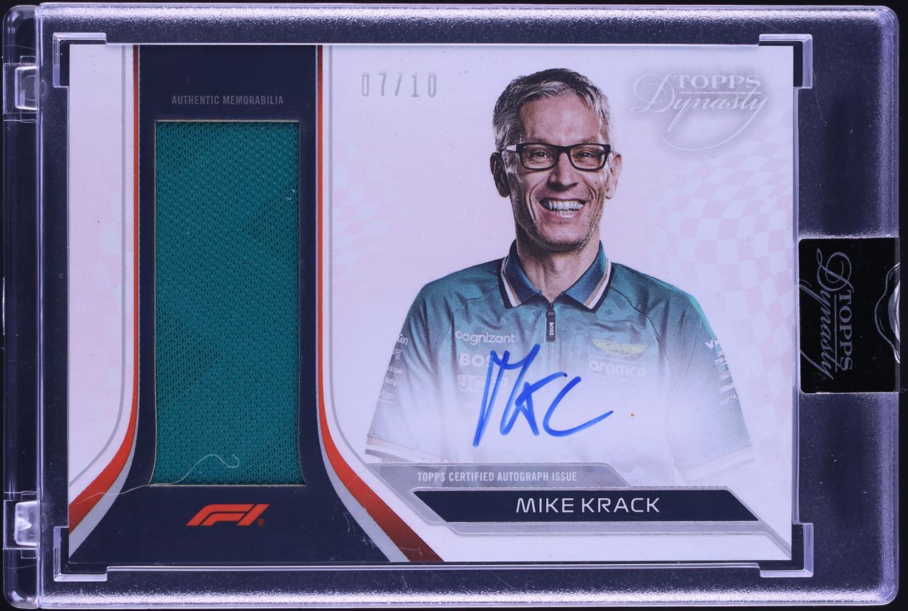 2024 Topps Dynasty Formula 1 F1 Mike Krack PATCH AUTO /10 #DAP-MKRII on ...