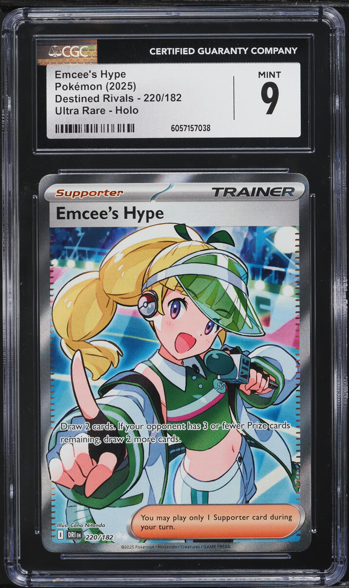 2025 Pokemon Scarlet & Violet Destined Rivals Full Art Emcee's Hype ...