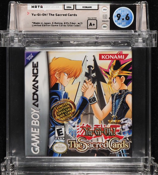 Yu-Gi-Oh! The Sacred Cards (Nintendo Game Boy Advance GBA) WATA 9.6 A+ ...