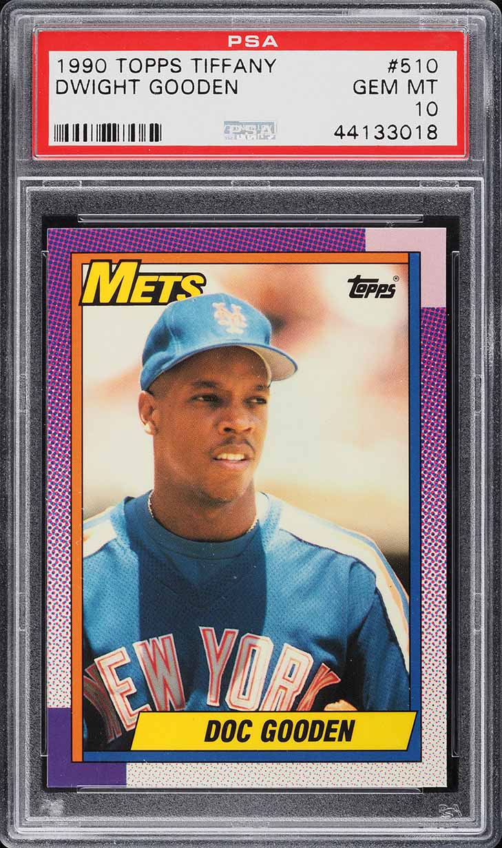 1990 Topps Tiffany Dwight Gooden #510 PSA 10 GEM MINT on Fanatics Collect