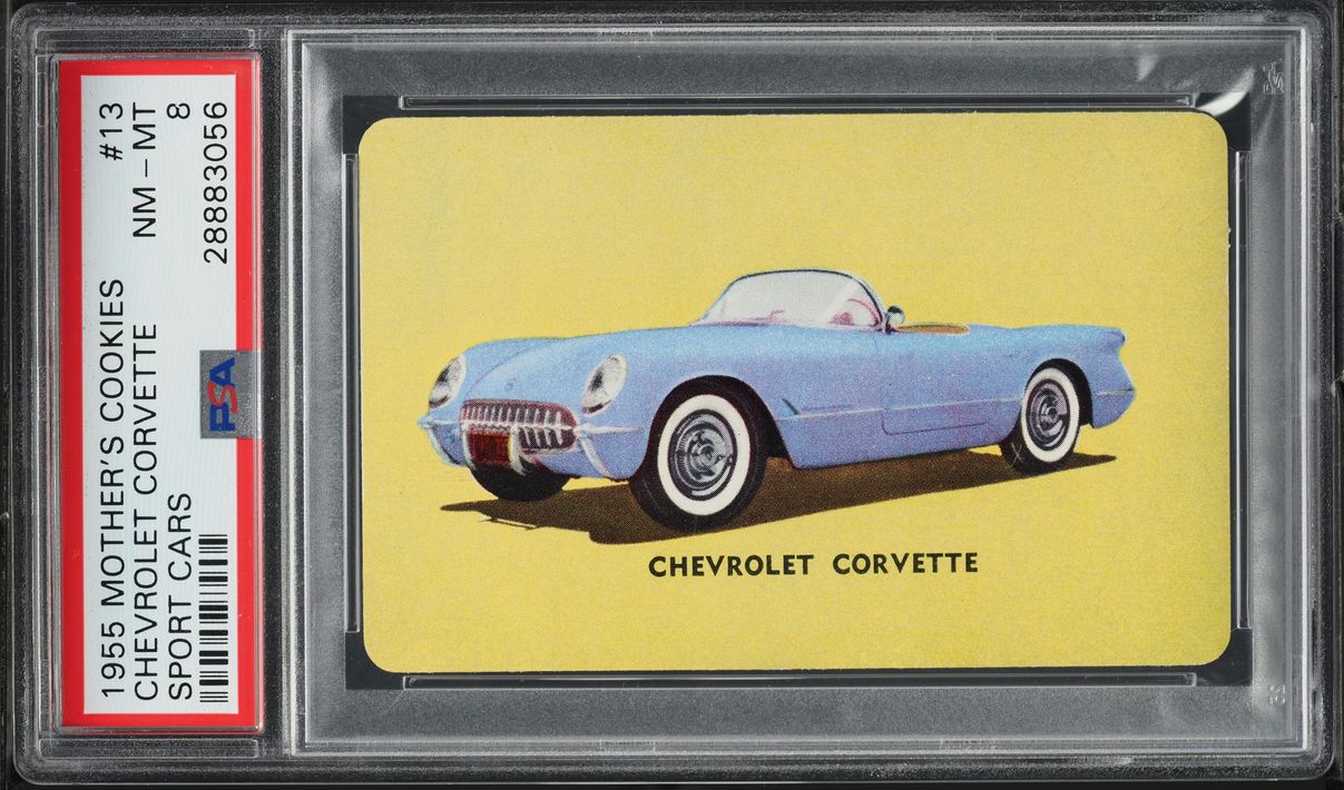 1955 D72 Mother's Cookies Sports Cars SETBREAK Chevrolet Corvette #13 ...