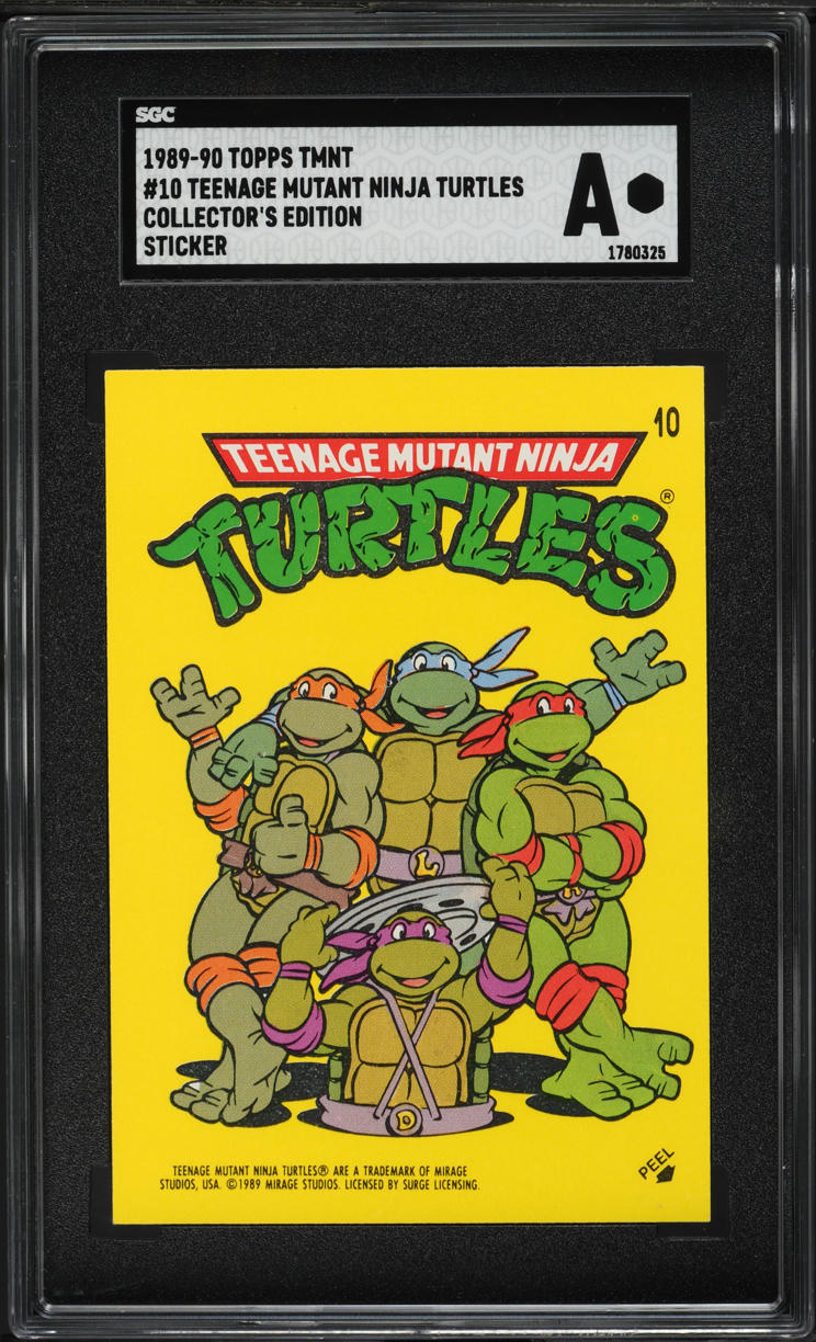1989 Topps TMNT Collector's Sticker Teenage Mutant Ninja Turtles #10 ...