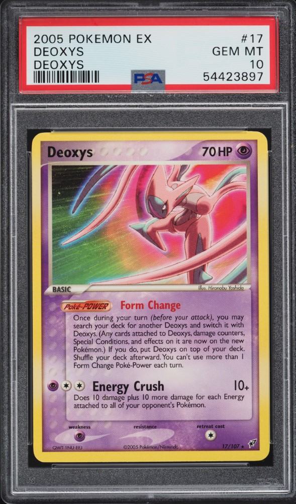 2005 Pokemon EX Deoxys Deoxys #17 PSA 10 GEM MINT on Fanatics Collect