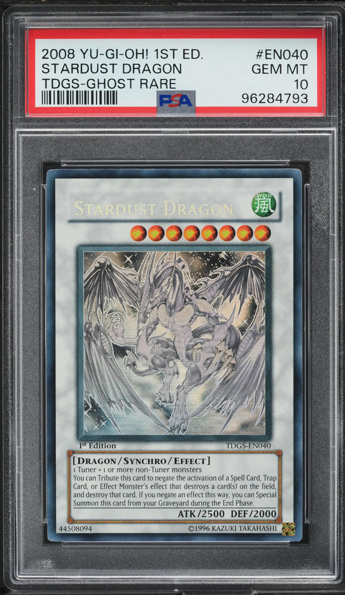 2008 Yu-Gi-Oh! Duelist Genesis 1st Ed Ghost Stardust Dragon #TDGS-EN040 PSA 10 on Fanatics Collect
