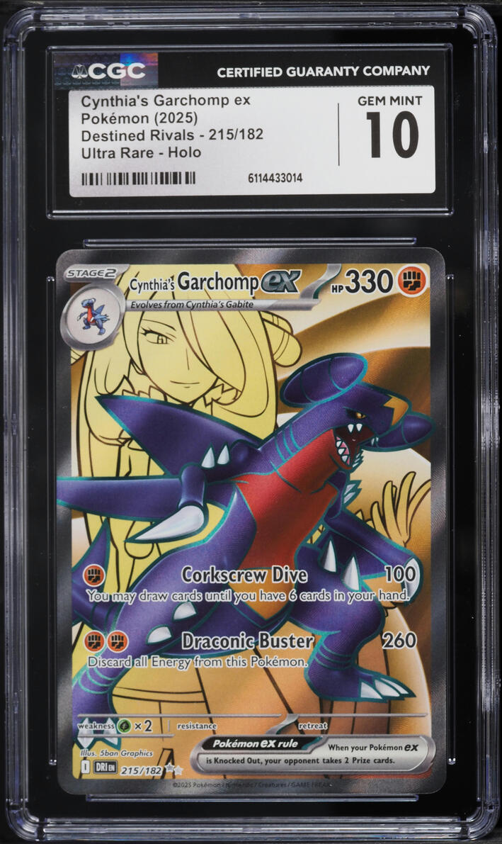 2025 Pokemon Scarlet & Violet Destined Rivals Full Art Cynthia's ...