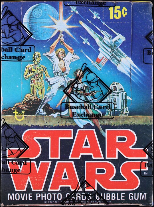 1977 Topps Star Wars Series 1 Wax Box BBCE AUTH on Fanatics Collect