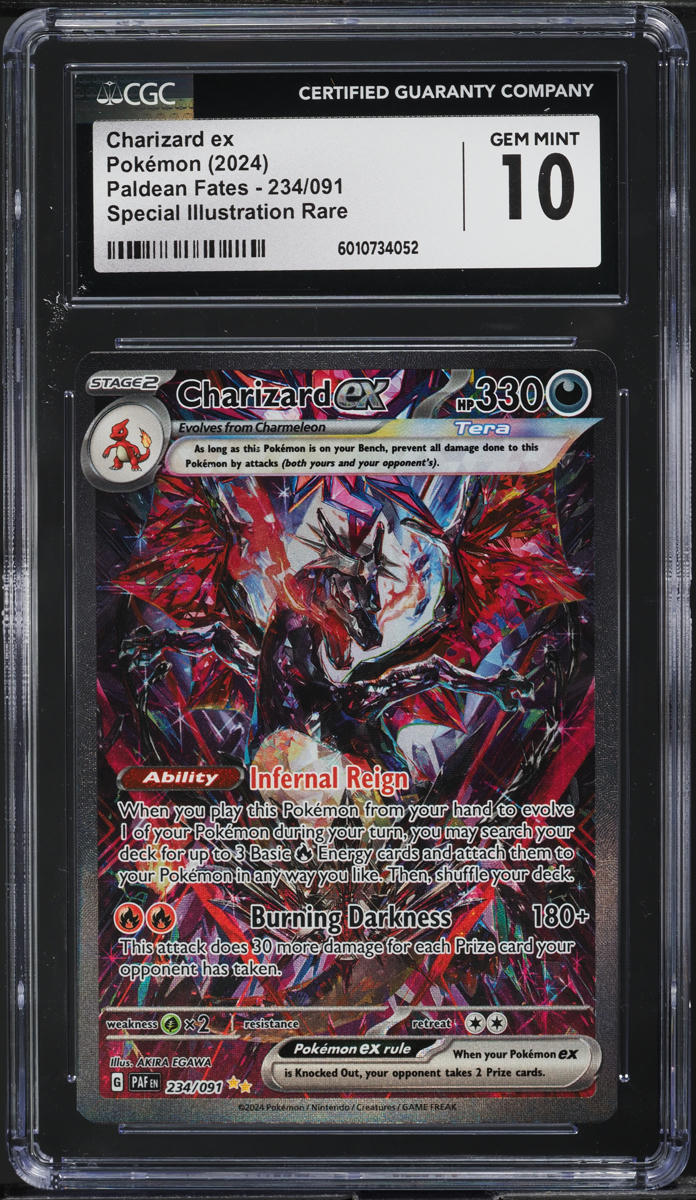 2024 Pokemon SV Paldean Fates Special Illustration Rare Charizard ex ...