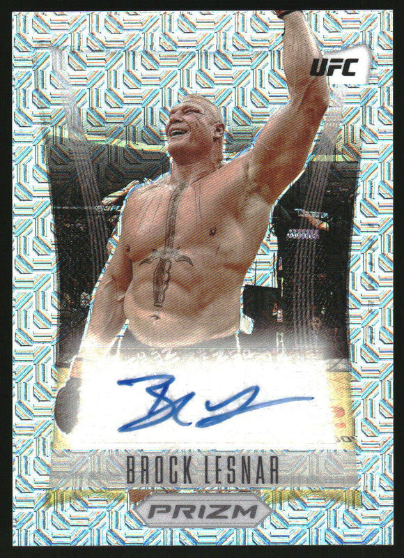 2023 Panini Prizm UFC Throwback Signatures Prizms Mojo #1 Brock Lesnar ...