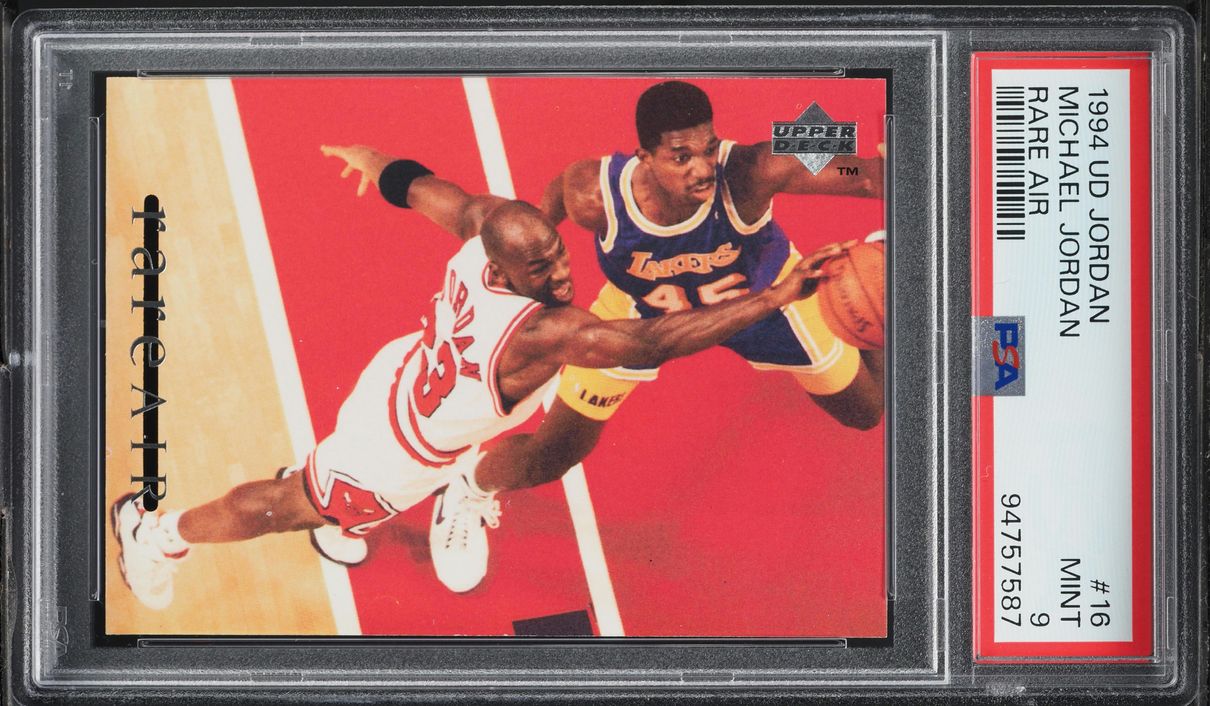 1994 Upper Deck MJ Rare Air Michael Jordan #16 PSA 9 MINT on Fanatics ...