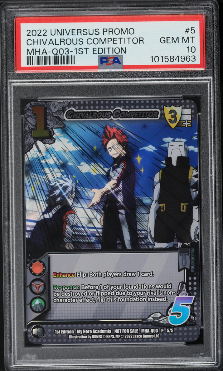 2022 Universus My Hero Academia Promo MHA Q3 1st Ed Chivalrous ...