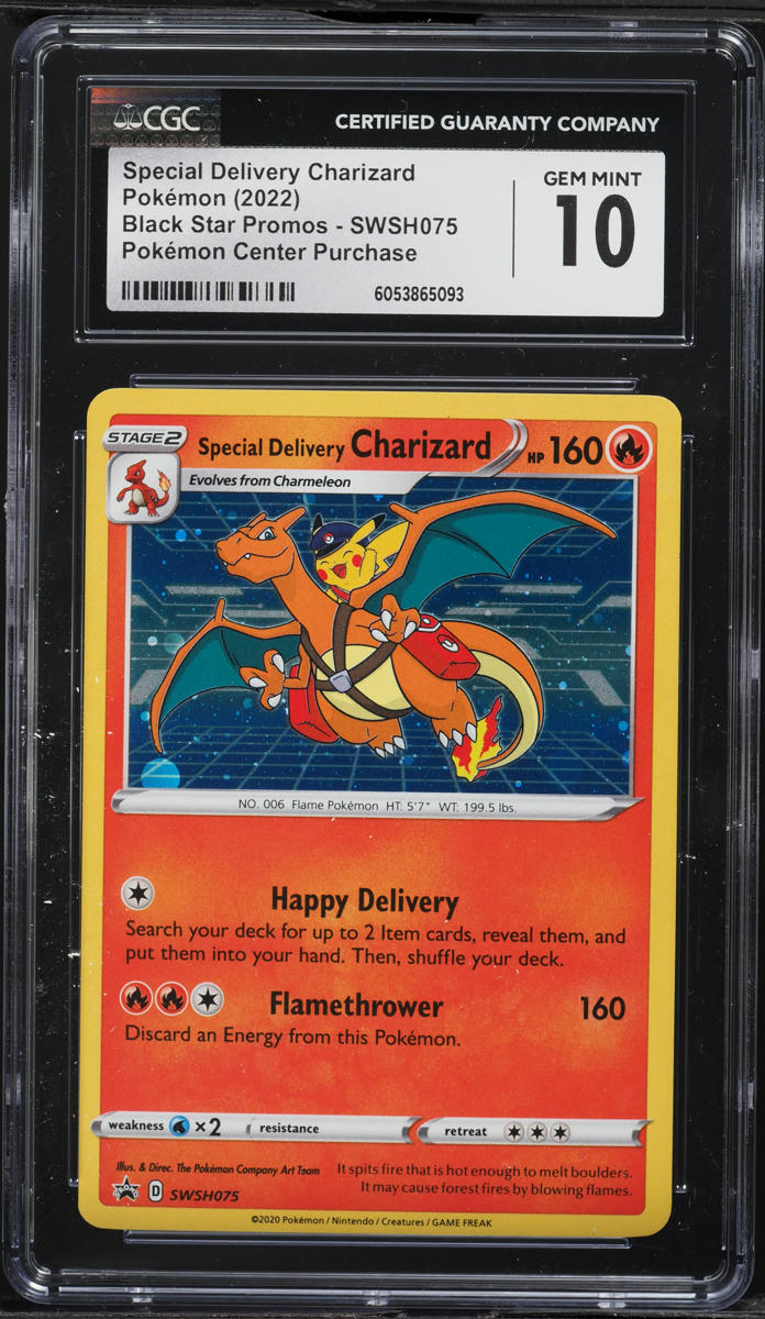 2022 Pokemon Sword & Shield Promo Center Holo Special Delivery ...