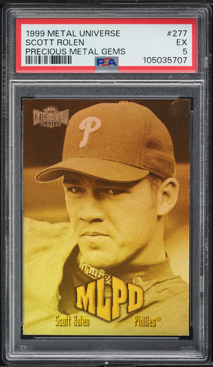 1999 Metal Universe Precious Metal Gems PMG Scott Rolen /50 #277 PSA 5 EX on Fanatics Collect