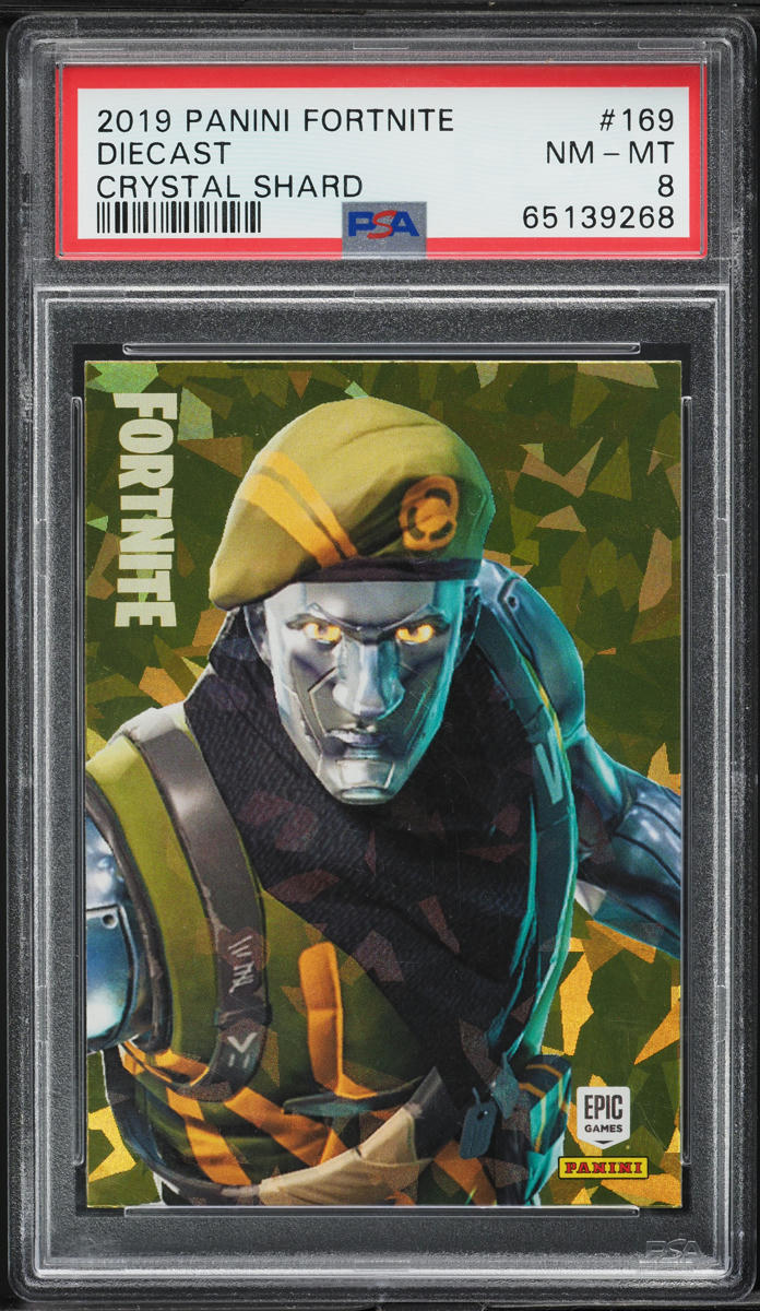 2019 Panini Fortnite Series 1 Crystal Shard Diecast #169 PSA 8 NM-MT on ...