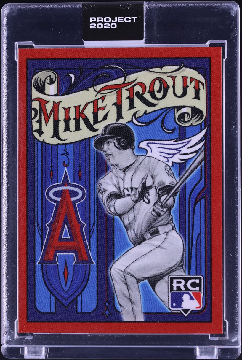 2020 Topps Project 2020 By Mister Cartoon Mike Trout #400 on Fanatics ...