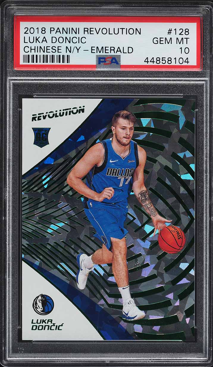 2018 Panini Revolution Chinese New Year Emerald Luka Doncic ROOKIE /88 ...
