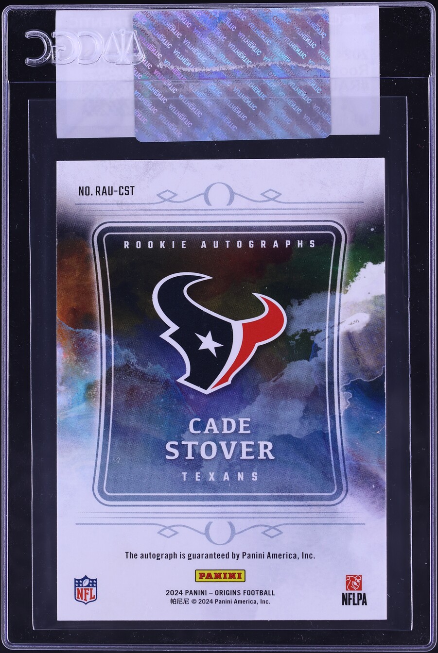 2024 Panini Origins Cade Stover ROOKIE AUTO #RAU-CST CGC AUTH on ...