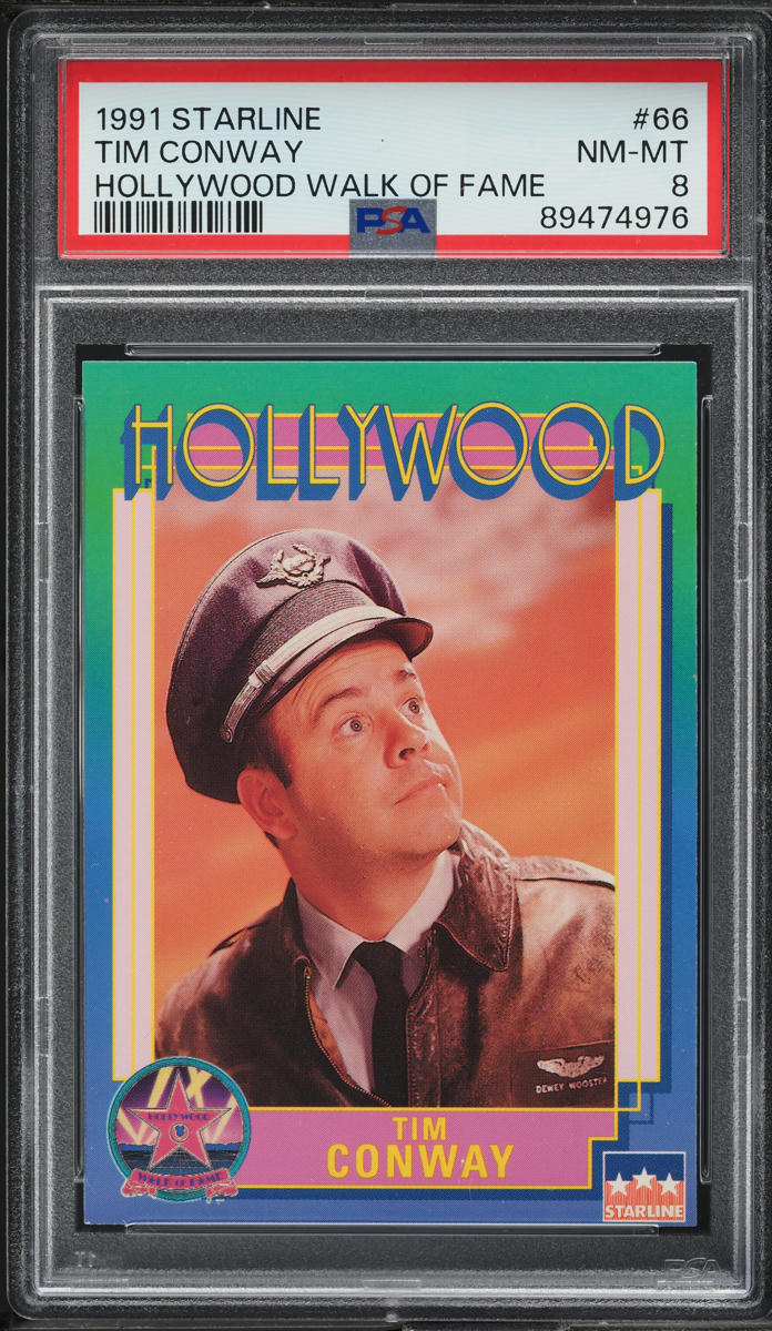 1991 Starline Hollywood Walk Of Fame Tim Conway #66 PSA 8 NM-MT on ...